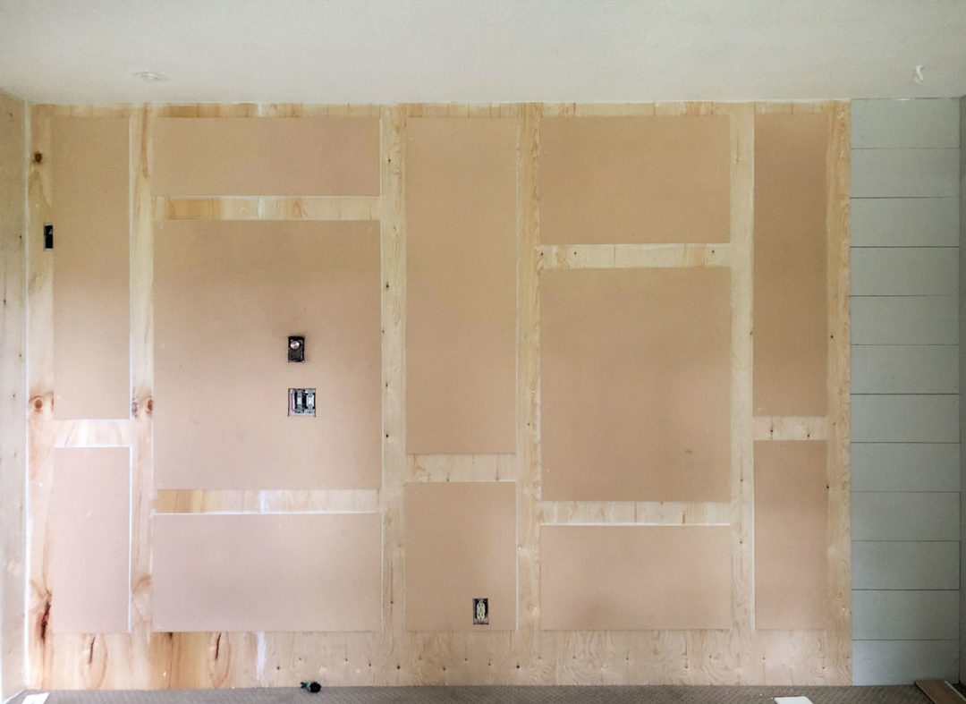 Easy Wood Wall Treatment | One Room Challenge Week 2 - Banyan Bridges