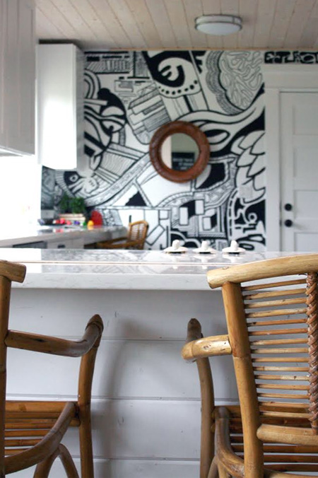 DIY Mural with the Grid Transfer Method - Banyan Bridges